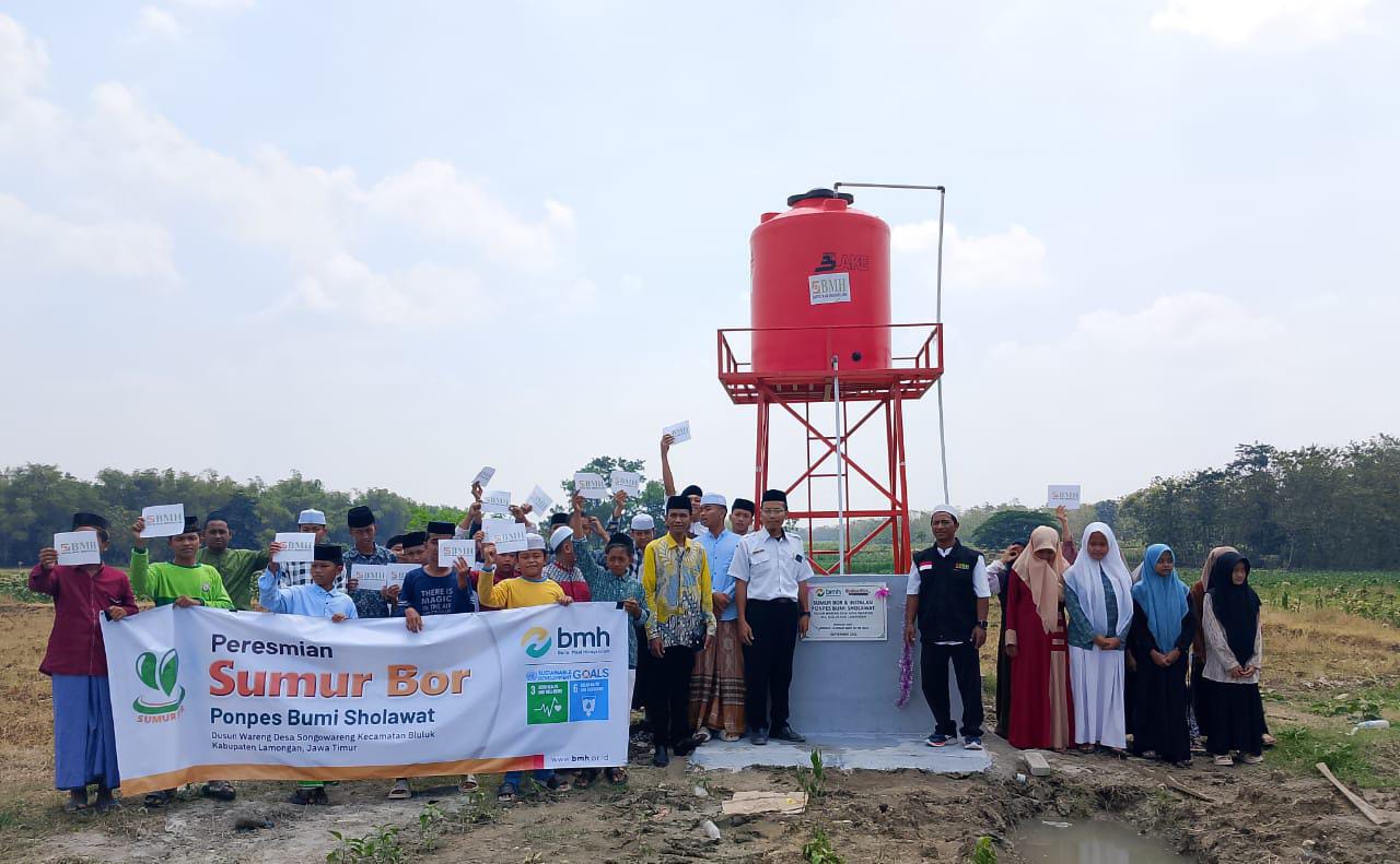 Kekeringan Teratasi, BMH Resmikan Sumur Bor ke-225 di Lamongan: Air ...